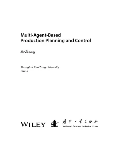 Multi-Agent-based Production Planning and Control + Download PDF