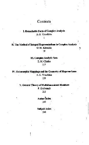 خرید کتاب Several Complex Variables I Introduction To Complex Analysis دانلود کتاب